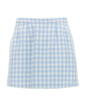 Red Valentino Gingham Checks Shorts