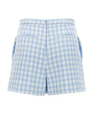 Red Valentino Gingham Checks Shorts