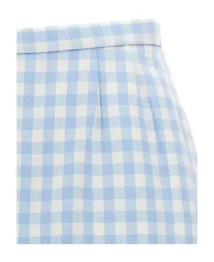 Red Valentino Gingham Checks Shorts