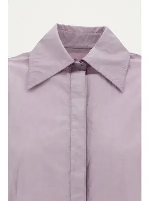 QUIRA Crinkled Cotton Shirt