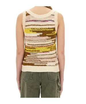 Moschino Crew Neck Knitted Vest