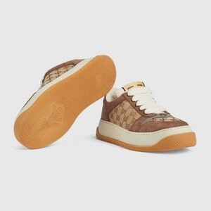 Gucci Original Gg Canvas And Suede Sneakers - Multicolor