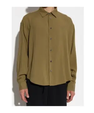 AMI Paris Long-sleeve Button-up Shirt