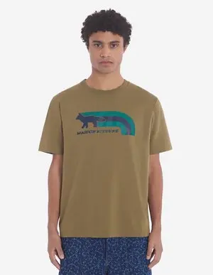 Maison Kitsuné Item O-neck Short-sleeved T-shirt