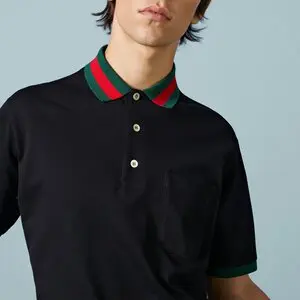Gucci Stretch Piquet Polo Shirt