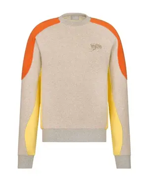 Dior Logo Printed Crewneck Sweatshirt - Nude