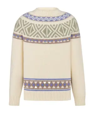 Dior Cd Diamond Jacquard Knit Sweater