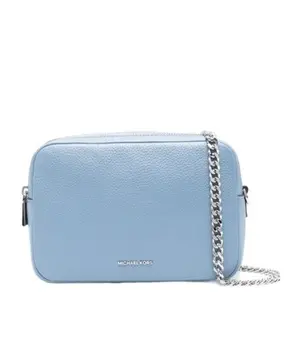 Michael Kors Bryant Medium Pebbled Camera Crossbody Bag - Blue
