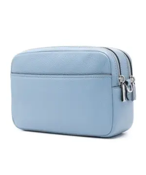Michael Kors Bryant Medium Pebbled Camera Crossbody Bag - Blue