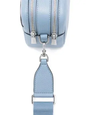 Michael Kors Bryant Medium Pebbled Camera Crossbody Bag - Blue