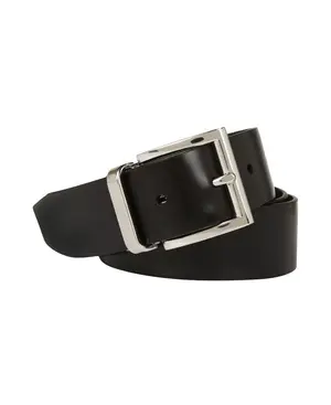 Prada Square Buckle Leather Belt