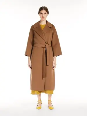 Max Mara Venice Long-sleeved Coat - Brown