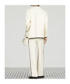 Gucci Retro Logo Patch Trousers - Nude