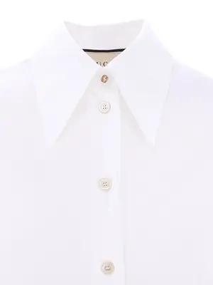 Gucci Pointed Collar Button-up Shirt