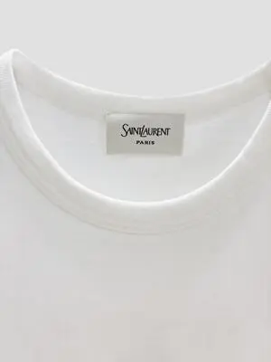 Saint Laurent Crew Neck Short Sleeve T-shirt