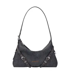 Givenchy Givenchy Mini Voyou Denim Shoulder Bag Indigo