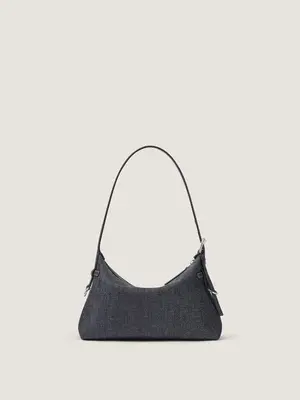 Givenchy Mini Voyou Denim Shoulder Bag - Indigo