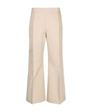 Studio Nicholson Low Rise Tailored Straight-leg Trousers - Pearl