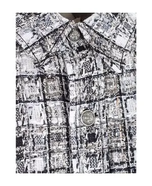 Faith Connexion Plaid Tweed Jacket