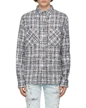 Faith Connexion Plaid Tweed Jacket