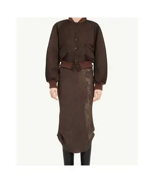MAISON MARGIELA Distressed Bomber Jacket - Black