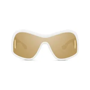 Loewe Shield Frame Sunglasses - Brown