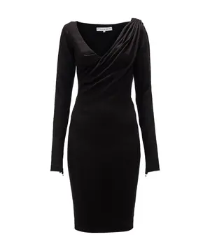 J.W.ANDERSON Jw Anderson V-neck Ruched Midi Dress
