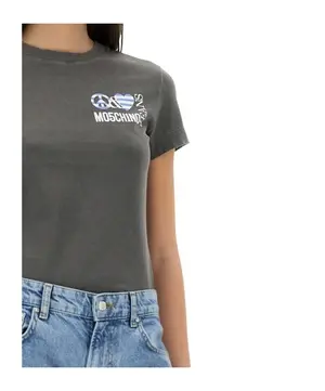 Moschino T-shirt With Logo Detail
