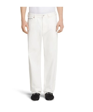 Gucci Vintage Logo Printed Selvedge Jeans - White