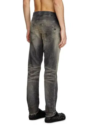 DIESEL® 2030 D-krooley Ripped Regular Joggjeans - Light Gray