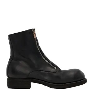 Guidi Silver Tone Shoes For Men