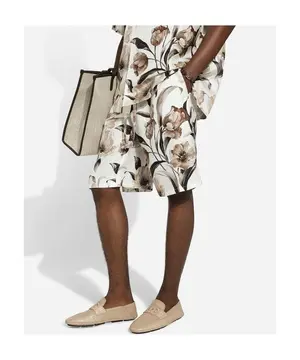 Dolce & Gabbana Floral Print Drawstring Shorts