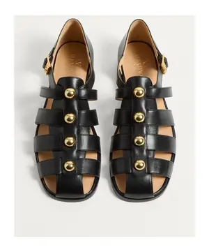 Valentino Garavani Stud Embellished Side Buckled Sandals