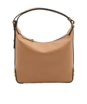 TOD'S Mini Studded Shoulder Bag - Brown