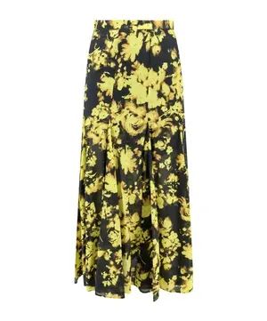 Erika Cavallini Floral Maxi Skirt
