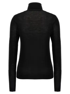 Saint Laurent Cassandre Turtleneck Long-sleeved Jumper