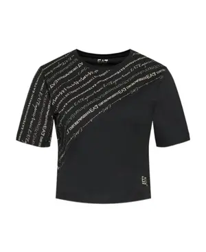 EA7 T-shirt With Logo Print - Black