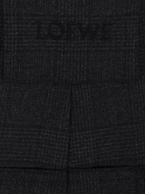 Loewe Check-pattern Cargo Knee-length Shorts