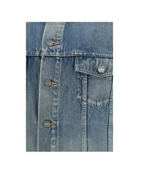 Saint Laurent Denim Trucker Jacket - Medium Blue