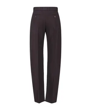 Alexander McQueen Tailored Trousers With Pressed Crease