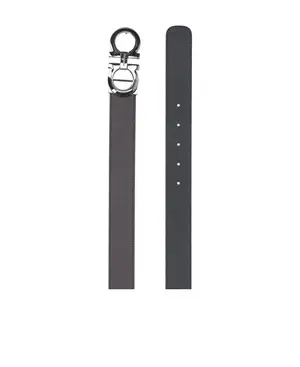 FERRAGAMO Logo Belt - Black