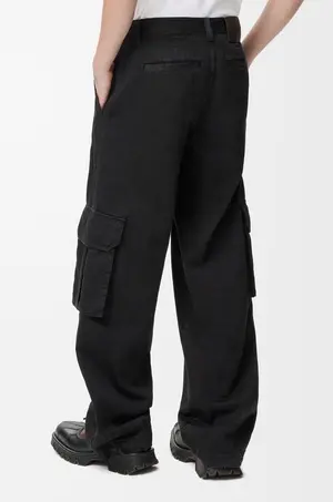 Loewe Straight-leg Cargo Trousers - Black