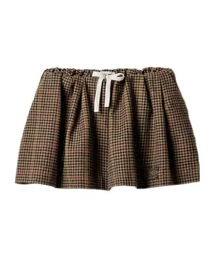 Miu Miu Checked Mini Skirt
