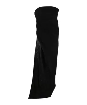 Rick Owens Asymmetrical Long Strapless Top