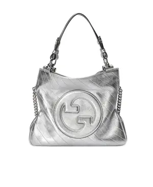Gucci Interlocking G Shoulder Bag - Silver