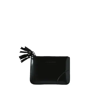 Comme Des Garçons Logo Embossed Wallet - Black