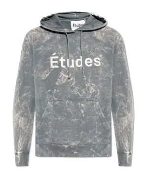 ETUDES Logo Print Hooded Sweatshirt