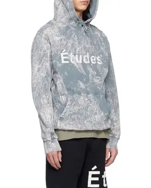 ETUDES Logo Print Hooded Sweatshirt