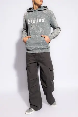 ETUDES Logo Print Hooded Sweatshirt