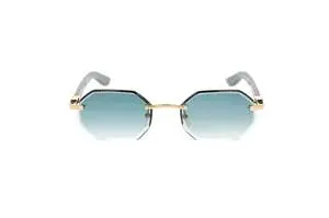 Cartier Octagonal Rimless Sunglasses
